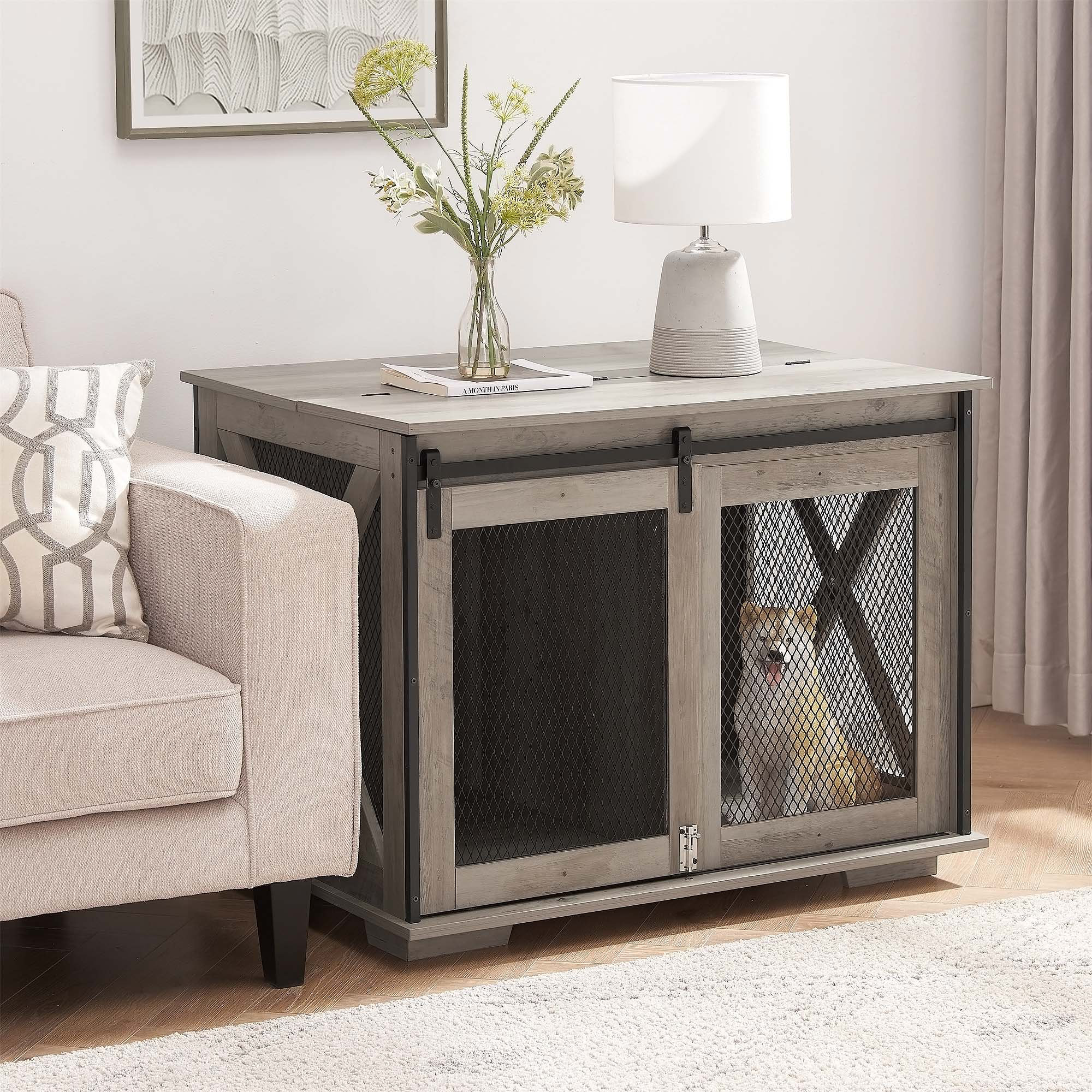 Ophelia & Co. Dog Crate Furniture, Dog House - Wayfair Canada