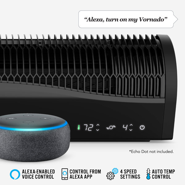 Vornado TRANSOM AE Window Fan Works with Alexa, 4 Speeds, Reversible ...