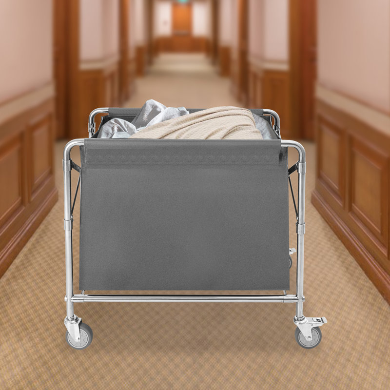 FRONG Folding Laundry Cart for Home or Commercial Use | Wayfair