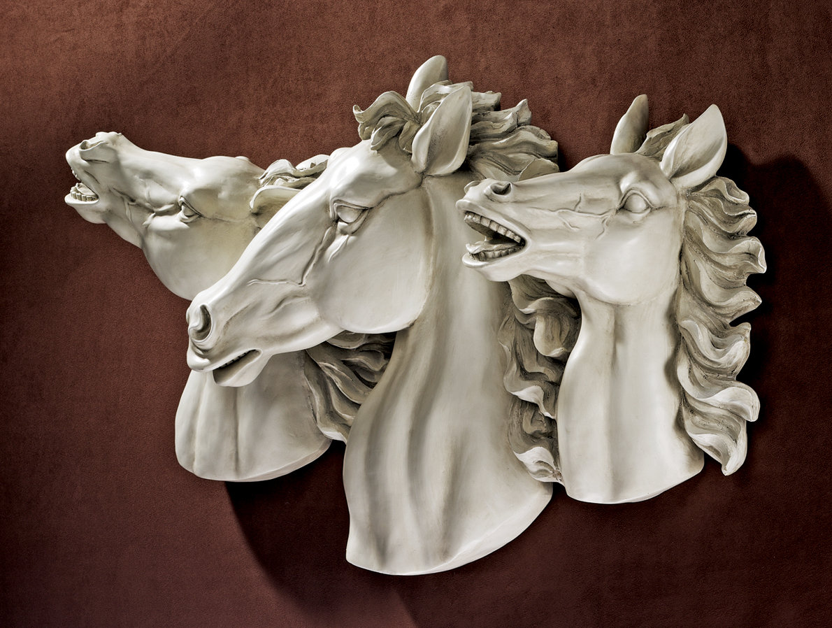 Design Toscano Stallion Stampede Wild Horse Wall Décor | Wayfair