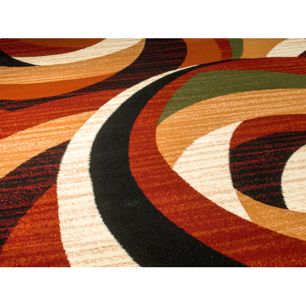 Orren Ellis Gaeta Abstract Multi-colored Area Rug & Reviews | Wayfair