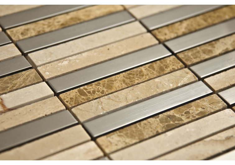 Luxsurface 1"x4" Natural Stone Mosaic Wall & Floor Tile | Perigold