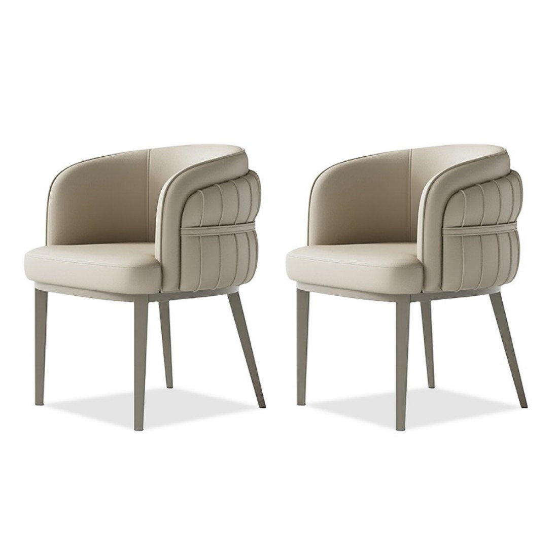 Latitude Run® Simple Cat scratching skin Dining chairs Solid back side ...