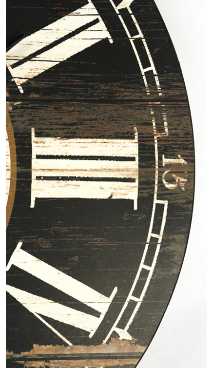 Zentique Wood Analog Clock & Reviews | Perigold