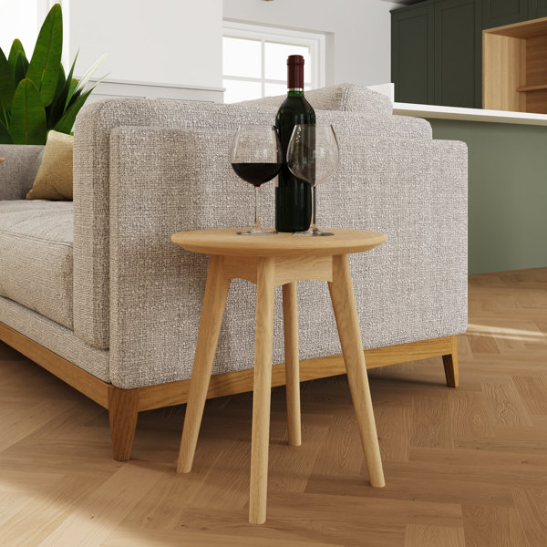 Ebern Designs Stlaurent Round Wine Side Table | Wayfair.co.uk