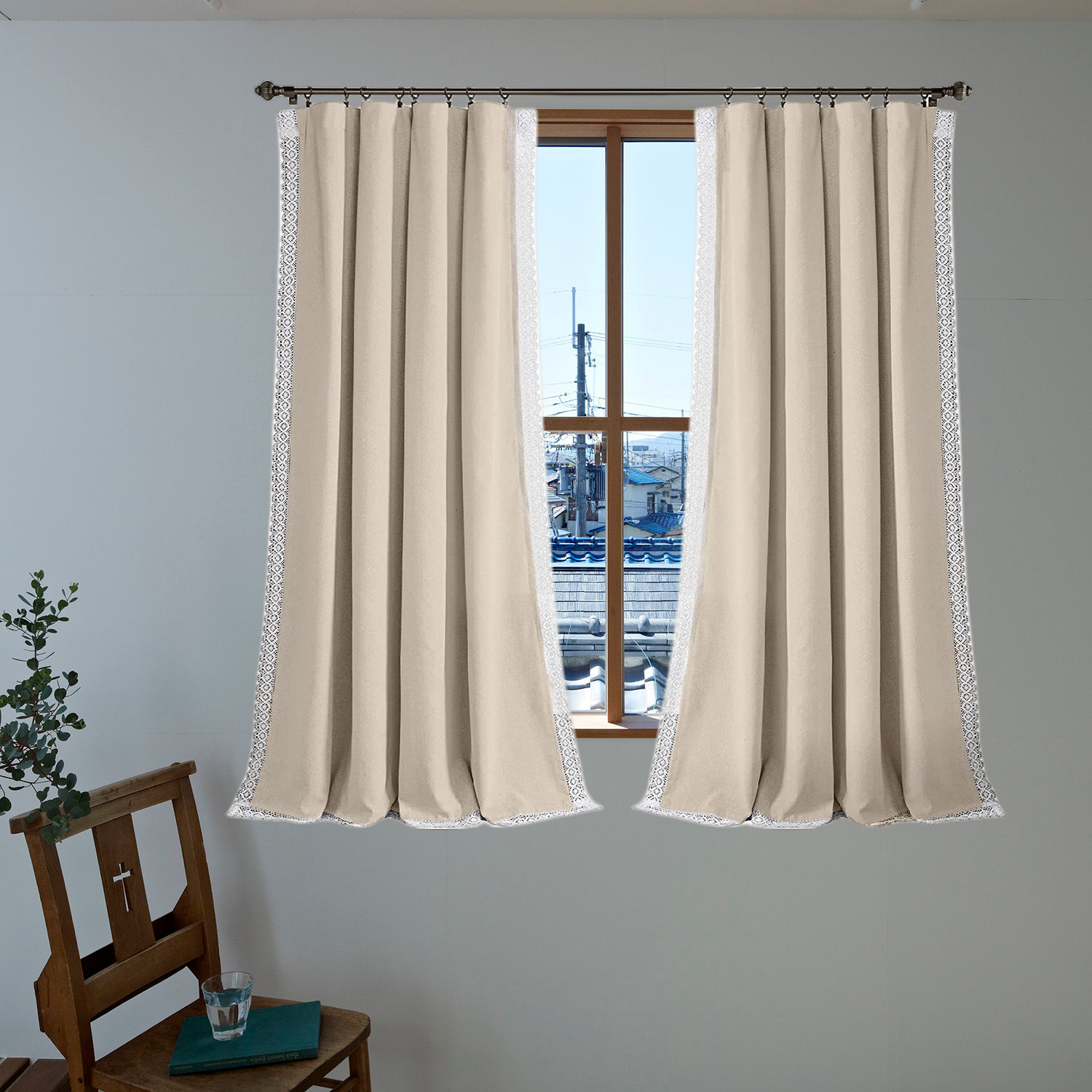 Frifoho Polyester Curtain | Wayfair