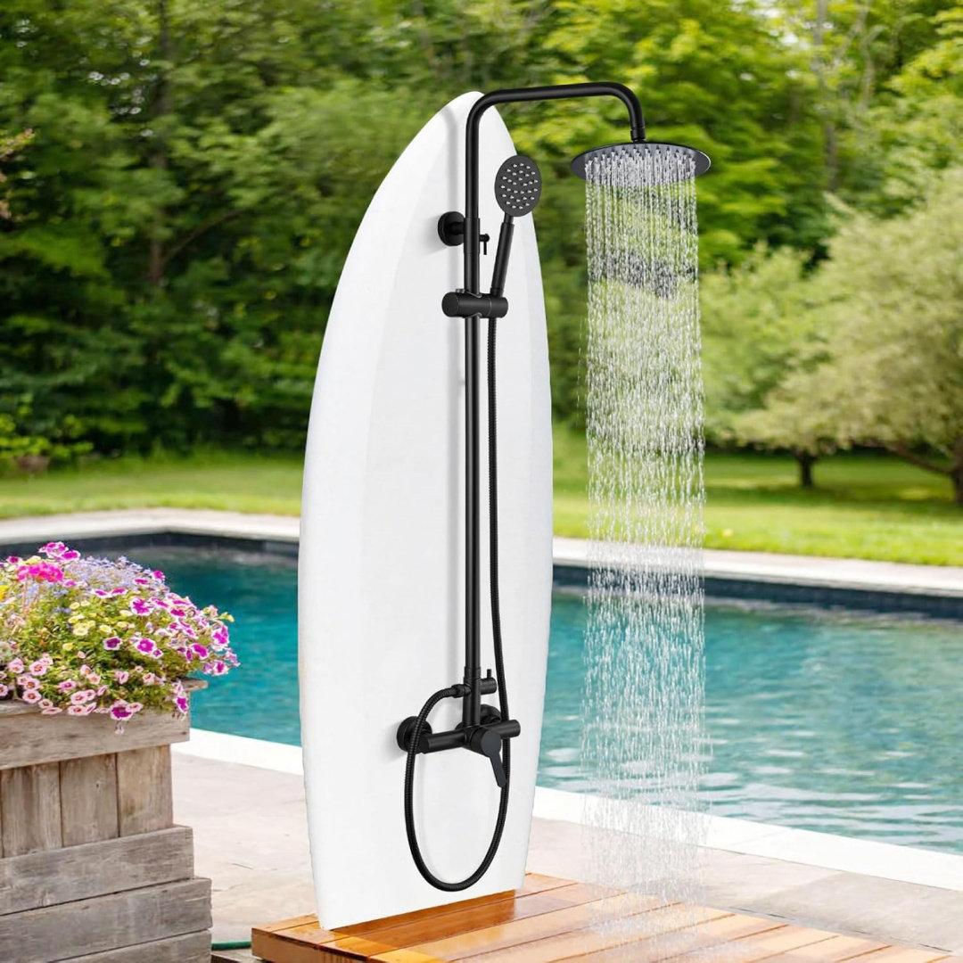 DESIGN SHOP BY SHELL Outdoor Shower Fixtures High Pressure Rainfall ...