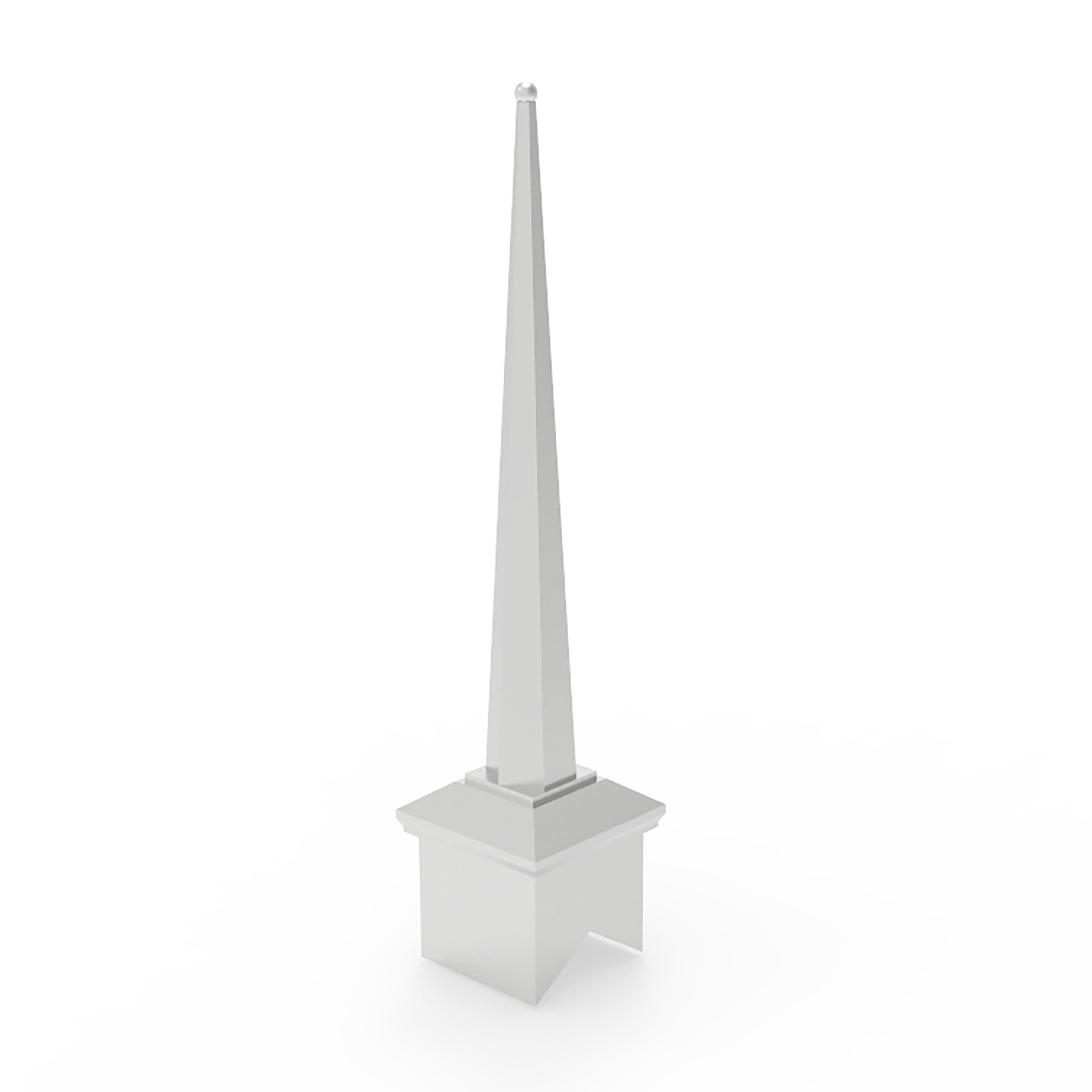 The Holiday Aisle® Stainless Steel Church Steeple â€“ Custom Height 12 ...