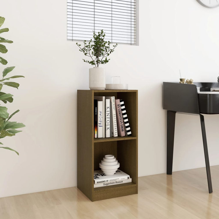 Latitude Run Honey Brown Side Cabinet - 35.5X33.5X76 Cm, Solid Pinewood ...