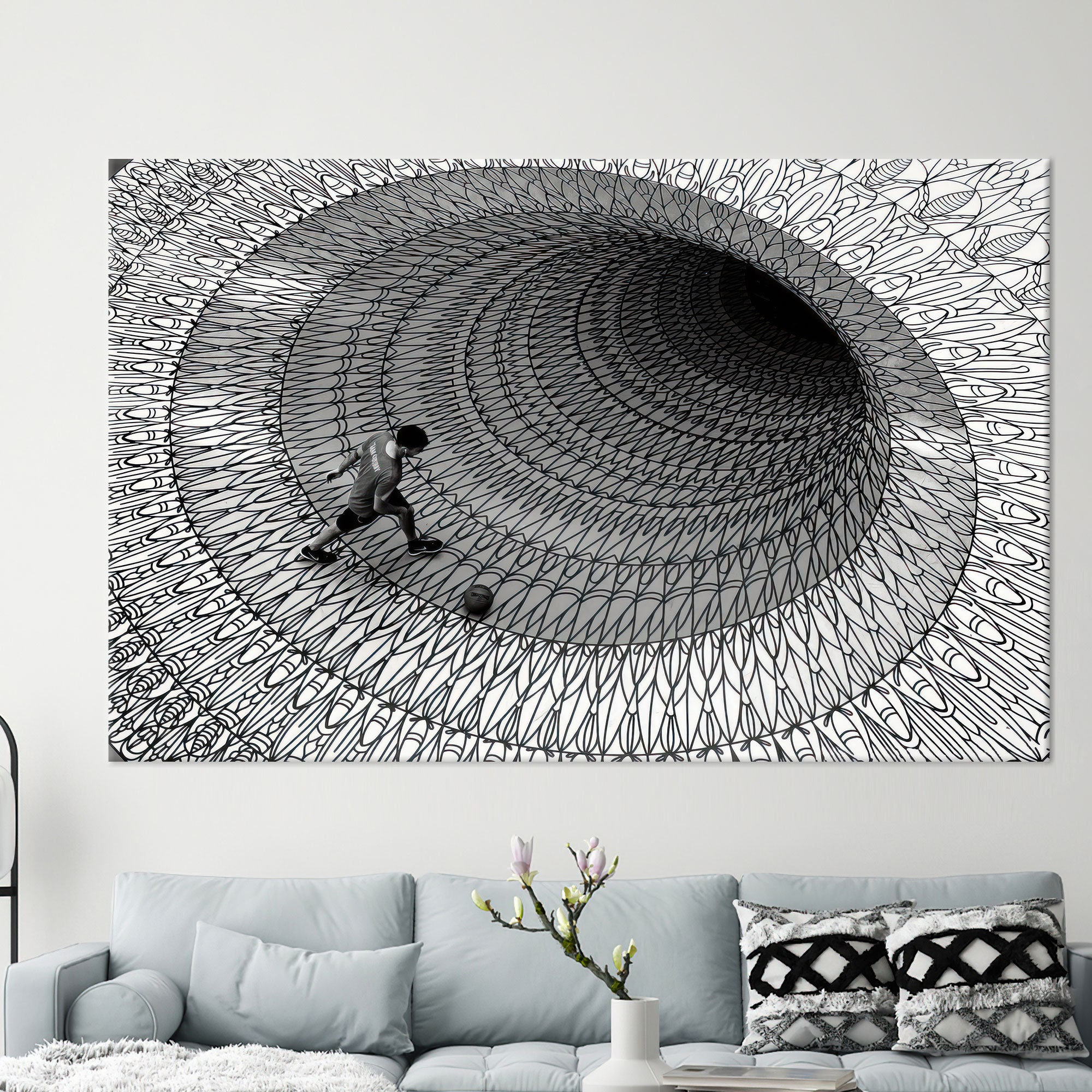 kayra export Optical Illusion Artwork With Modern Abstract Wall Art ...