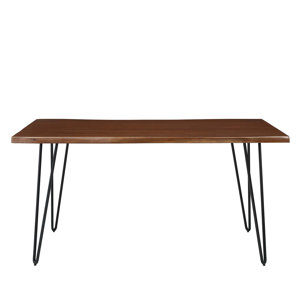 Modway Ardor 60" Live Edge Acacia Wood Rectangular Dining Table ...