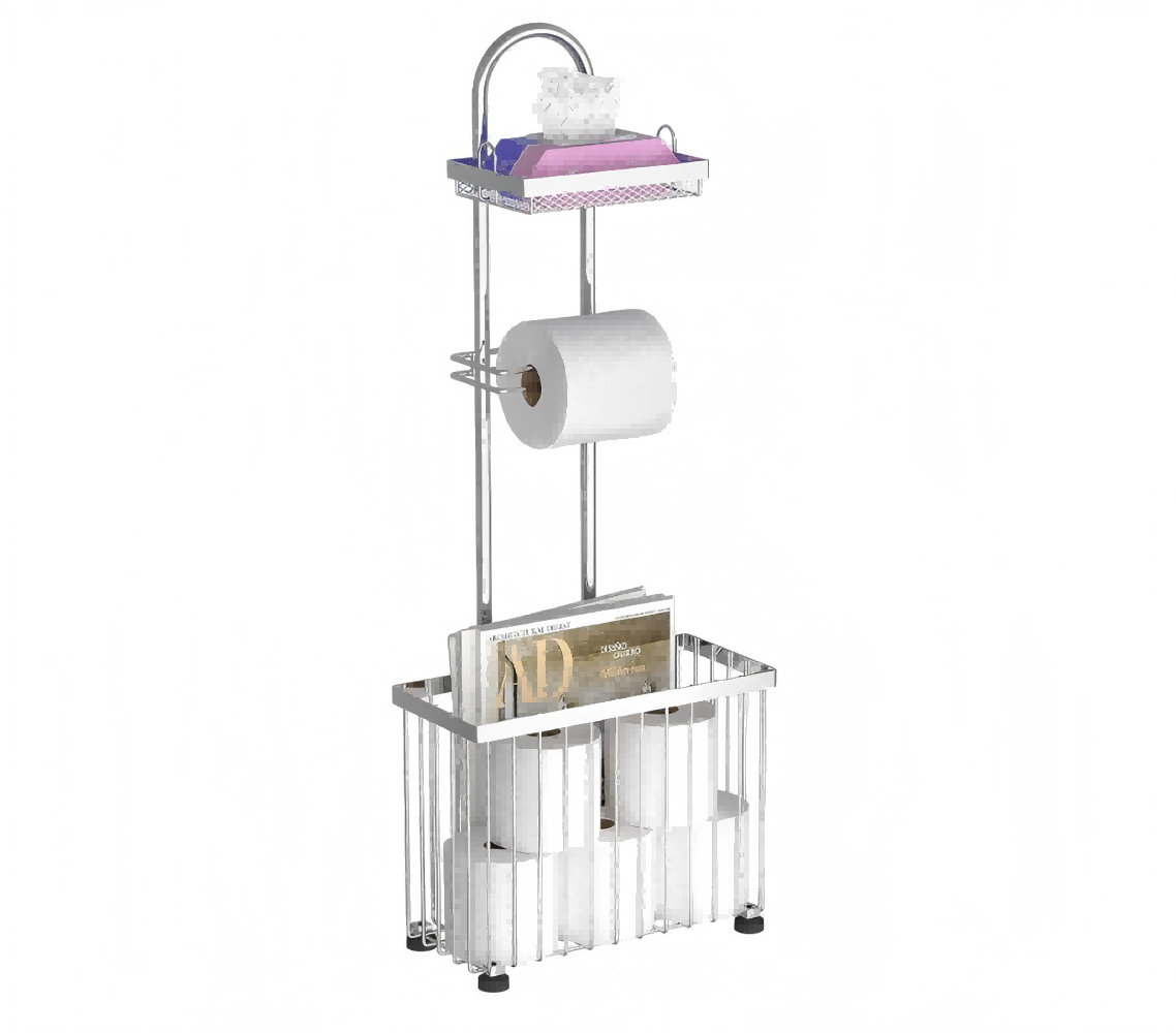 XIANGXIELISHE Freestanding Toilet Paper Holder Toilet Tissue Rack ...