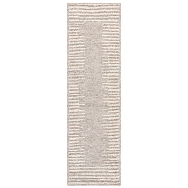 Latitude Run® Abstract Hand Tufted Wool, Cotton Solid Color Indoor Rug ...