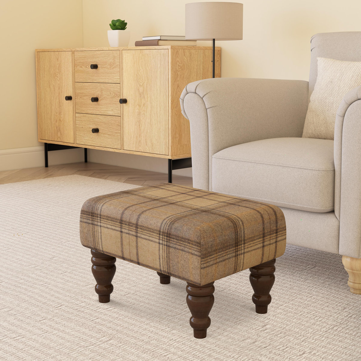 Sommerallee Manufactured Wood Accent Stool | Wayfair.co.uk