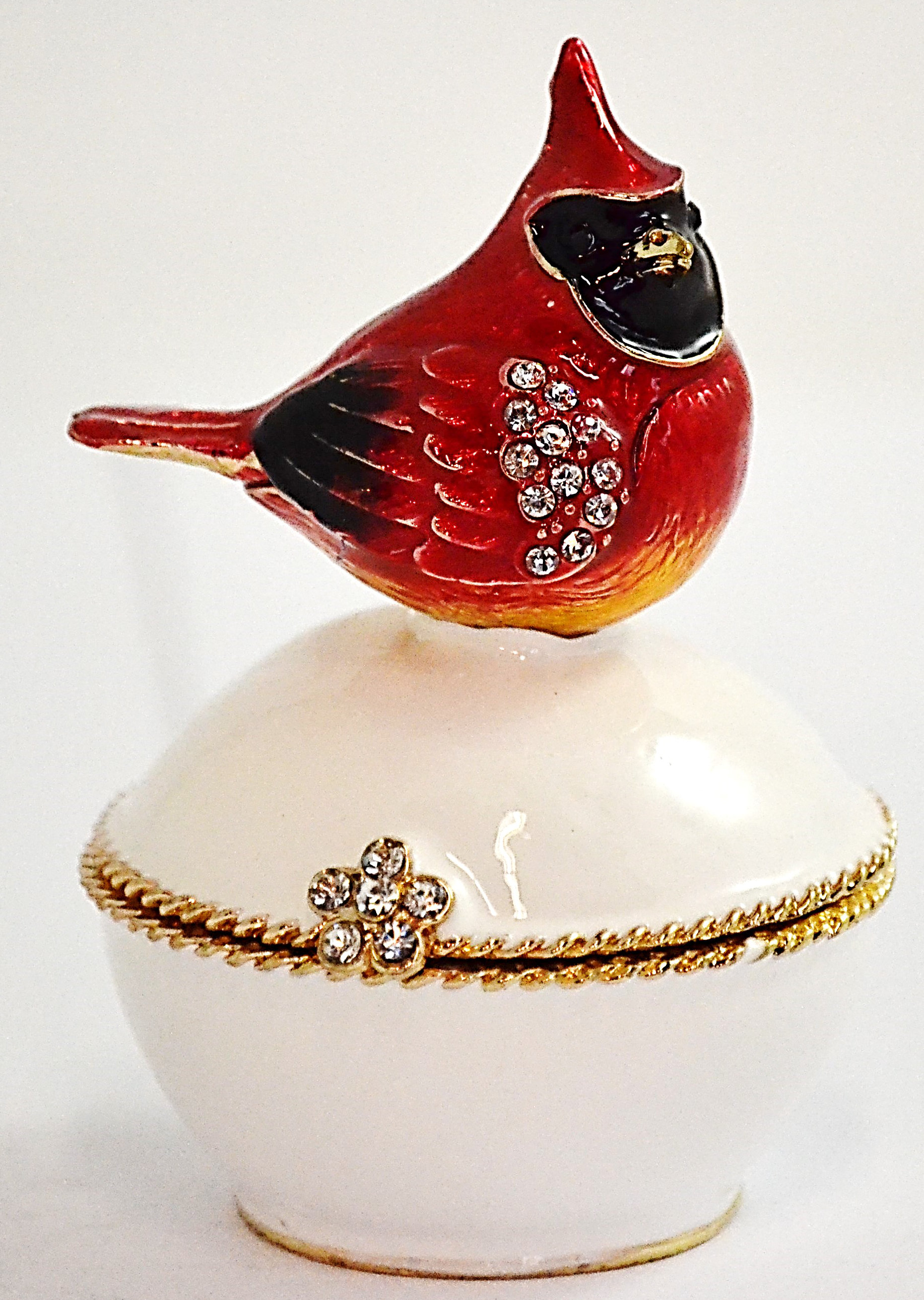 Ciel Collectables Cardinal Bird on Trinket Box | Wayfair