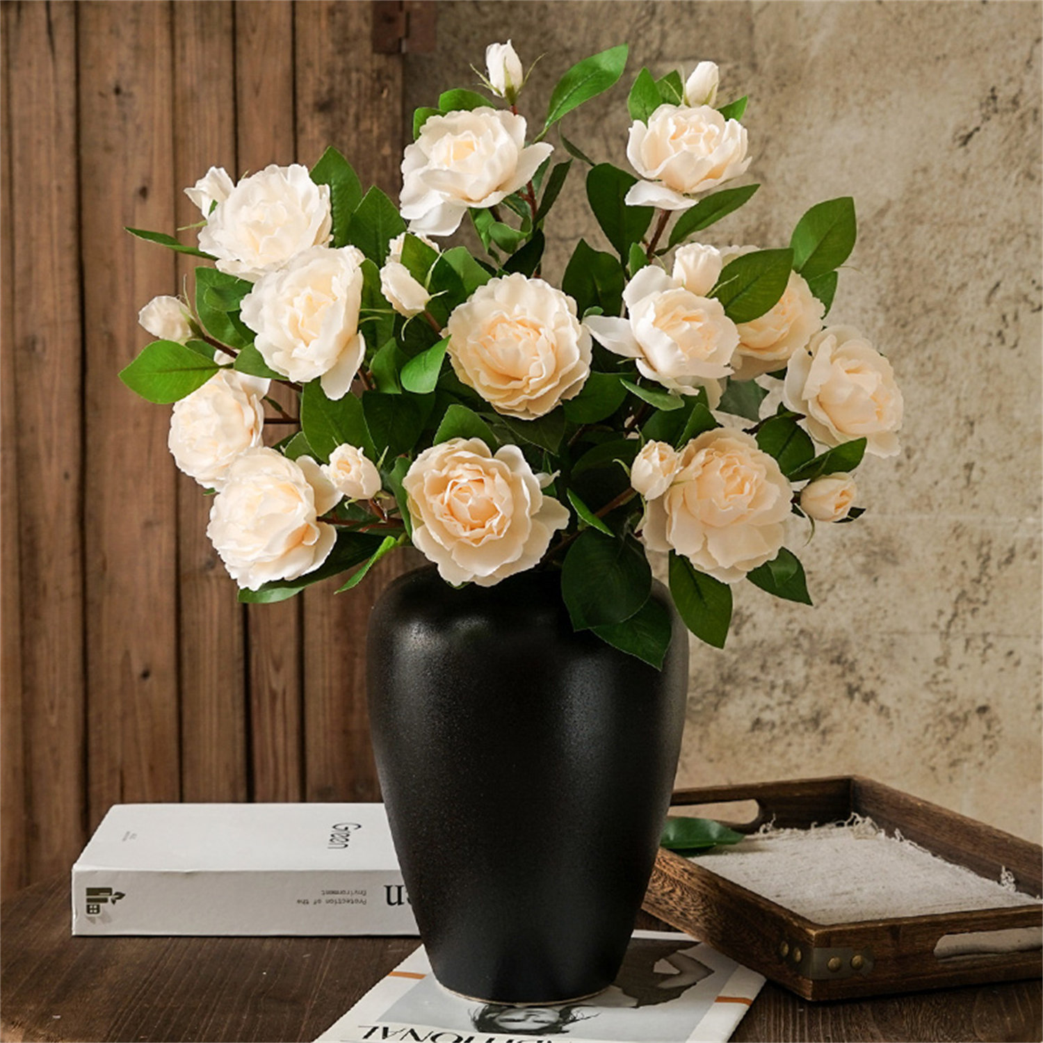 Wildon Home® Gardenia Simulation Flower Set – Artificial Gardenia ...