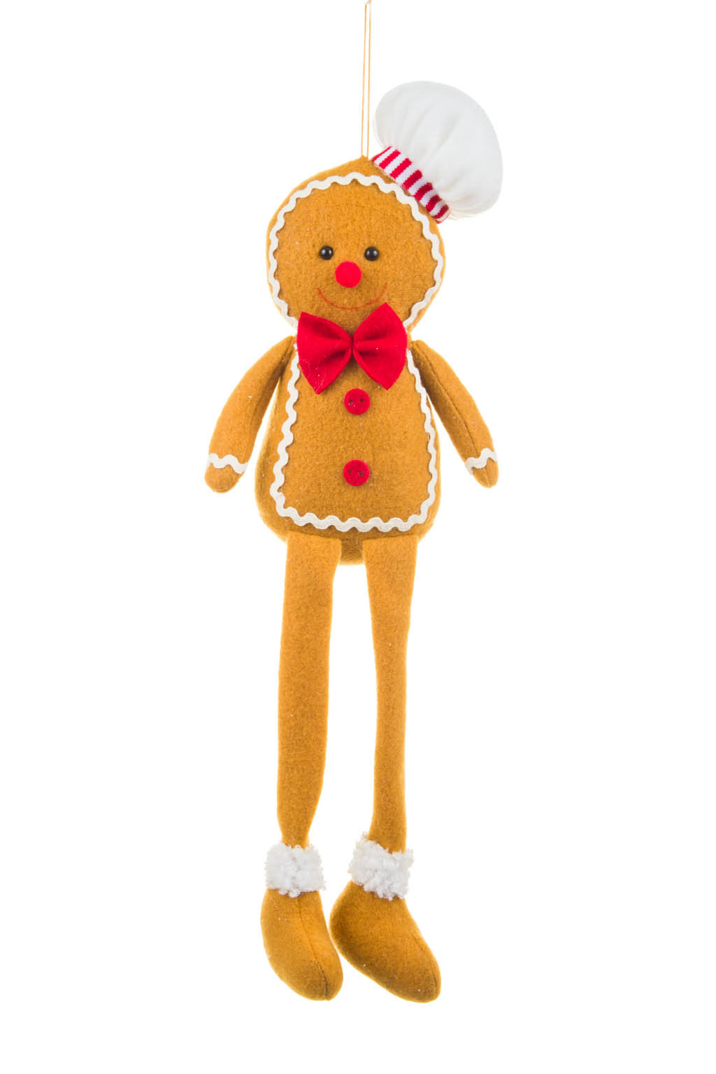 The Holiday Aisle® Hanging Brown Chef Gingerbread Man | Wayfair