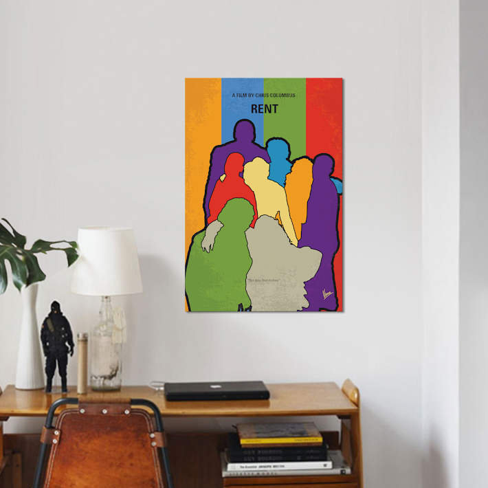 East Urban Home Rent Minimal Movie Poster Print On Canvas | Wayfair