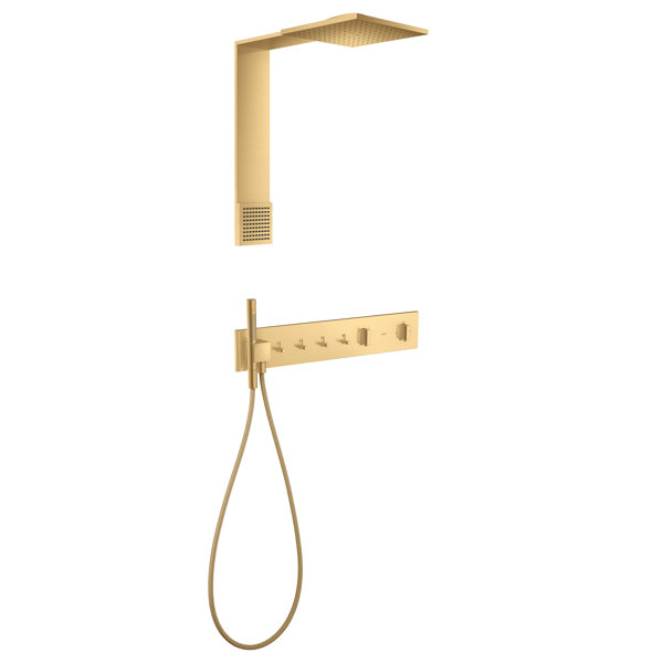 AXOR Showercomposition 2-Jet Showerhead 250/250 And Shoulder Shower, 1. ...