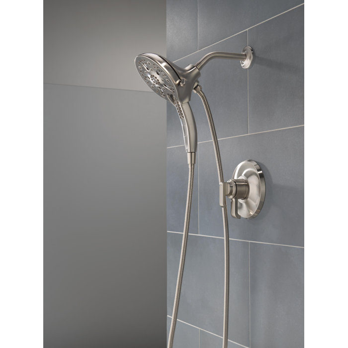 Delta Tetra 17 Series Dual-Function Shower Faucet Trim, In2ition Shower ...