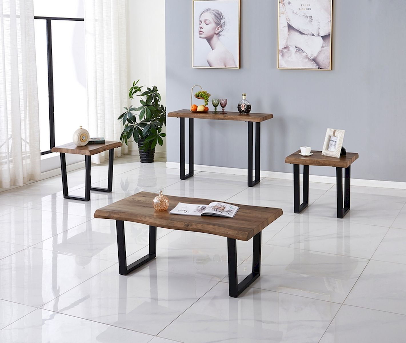 17 Stories 3 - Piece Living Room Table Set | Wayfair