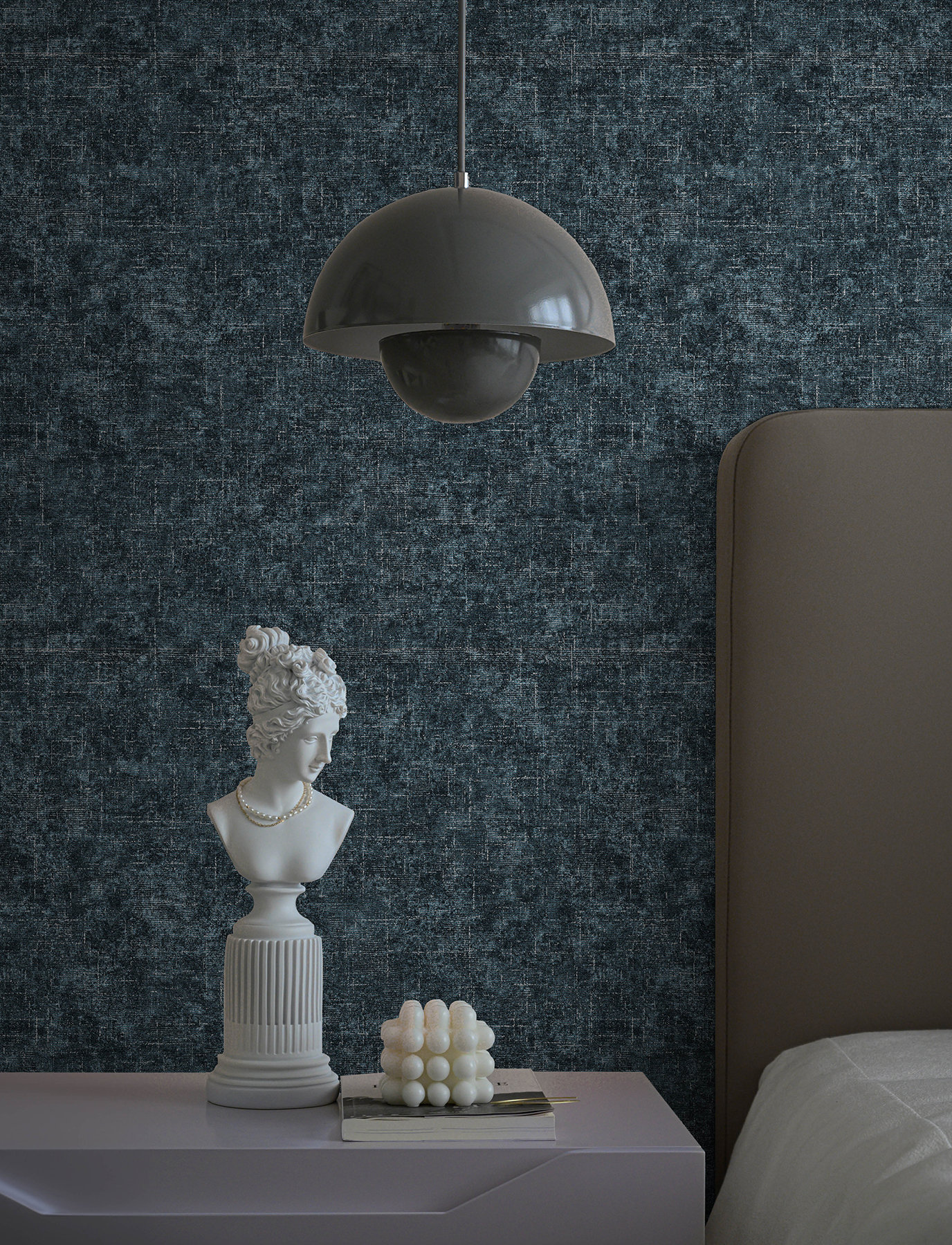 Ebern Designs Keiley Beloit Shimmer Linen 33' L x 20.9" W Wallpaper ...