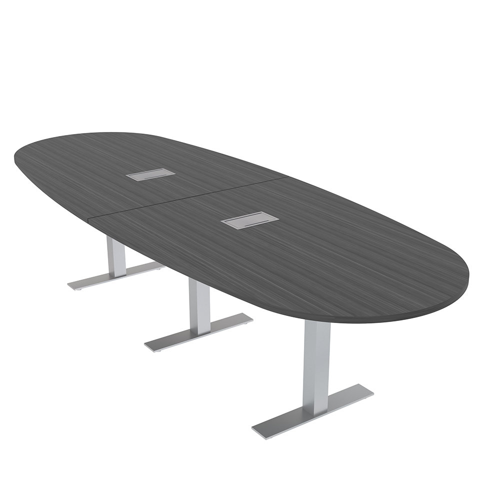 Inbox Zero Oval Boat Conference Table With Power And Data | Wayfair