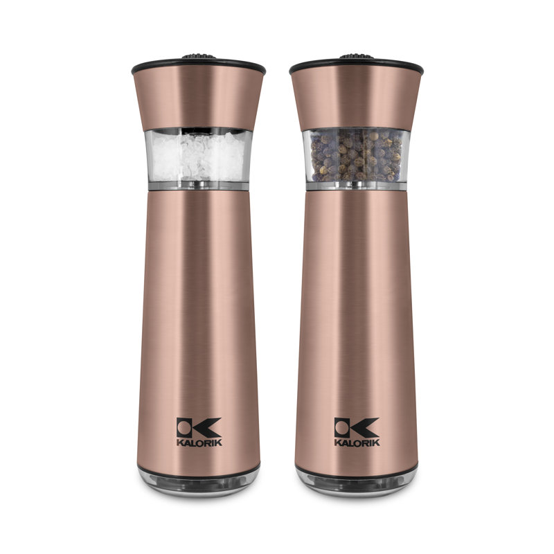 Kalorik® Kalorik Electric Gravity-Activated Salt and Pepper Mill Set ...