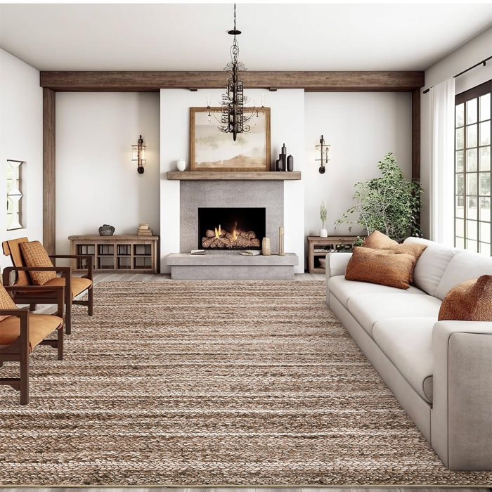 Beachcrest Home Machine Washable Rug for Living Room Bedroom Non-Slip ...