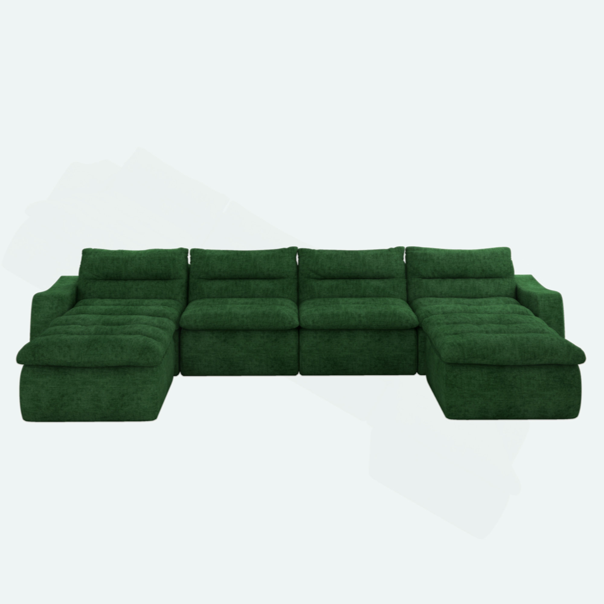 Ebern Designs Canapé Lazy, méridienne moderne avec accoudoir à droite ...