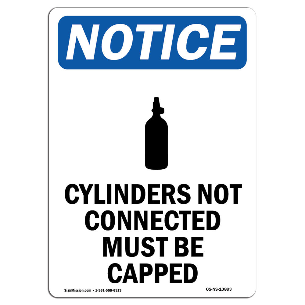 SignMission Cylinders Not Connected Sign with Symbol | Wayfair