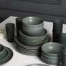 Stone Lain Elio 32-Piece Stoneware Dinnerware And Glass Drinkware Set ...