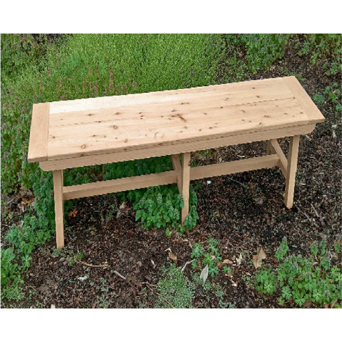 Cedar Outdoor Benches You'll Love | Wayfair