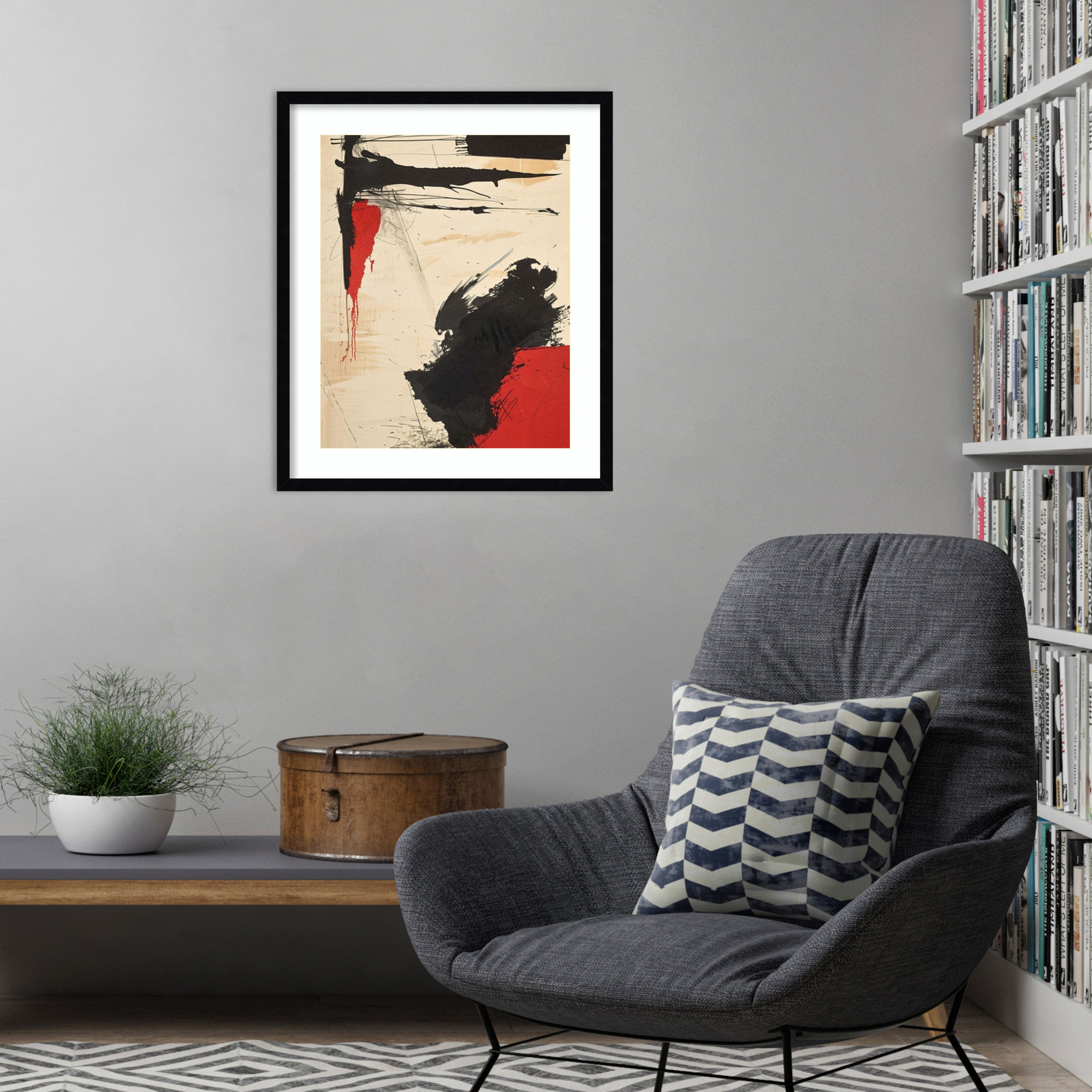 Ivy Bronx Our Passion by J.d. Lewis Wood Framed Wall Art Print | Wayfair