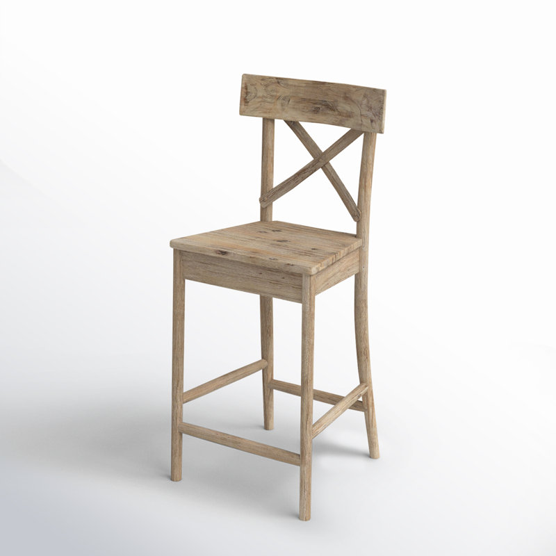 Sand & Stable Eugley Solid Wood Bar & Counter Stool & Reviews | Wayfair