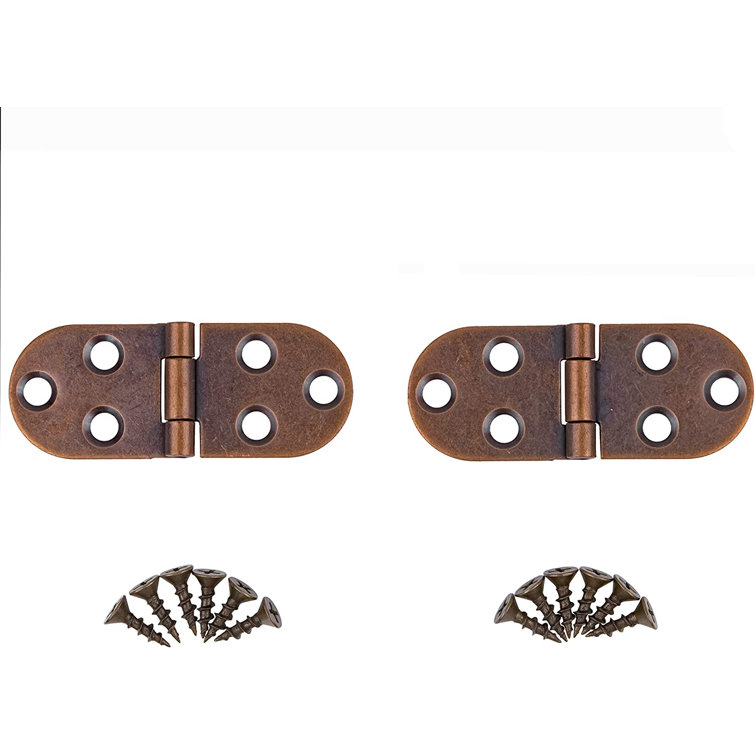 UNIQANTIQ HARDWARE SUPPLY Rounded Antique Copper Sewing Machine Hinge ...
