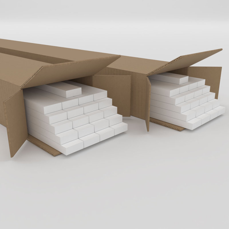 PCI Enterprises Adjustable PVC Slat Wall Panel Kit | Wayfair