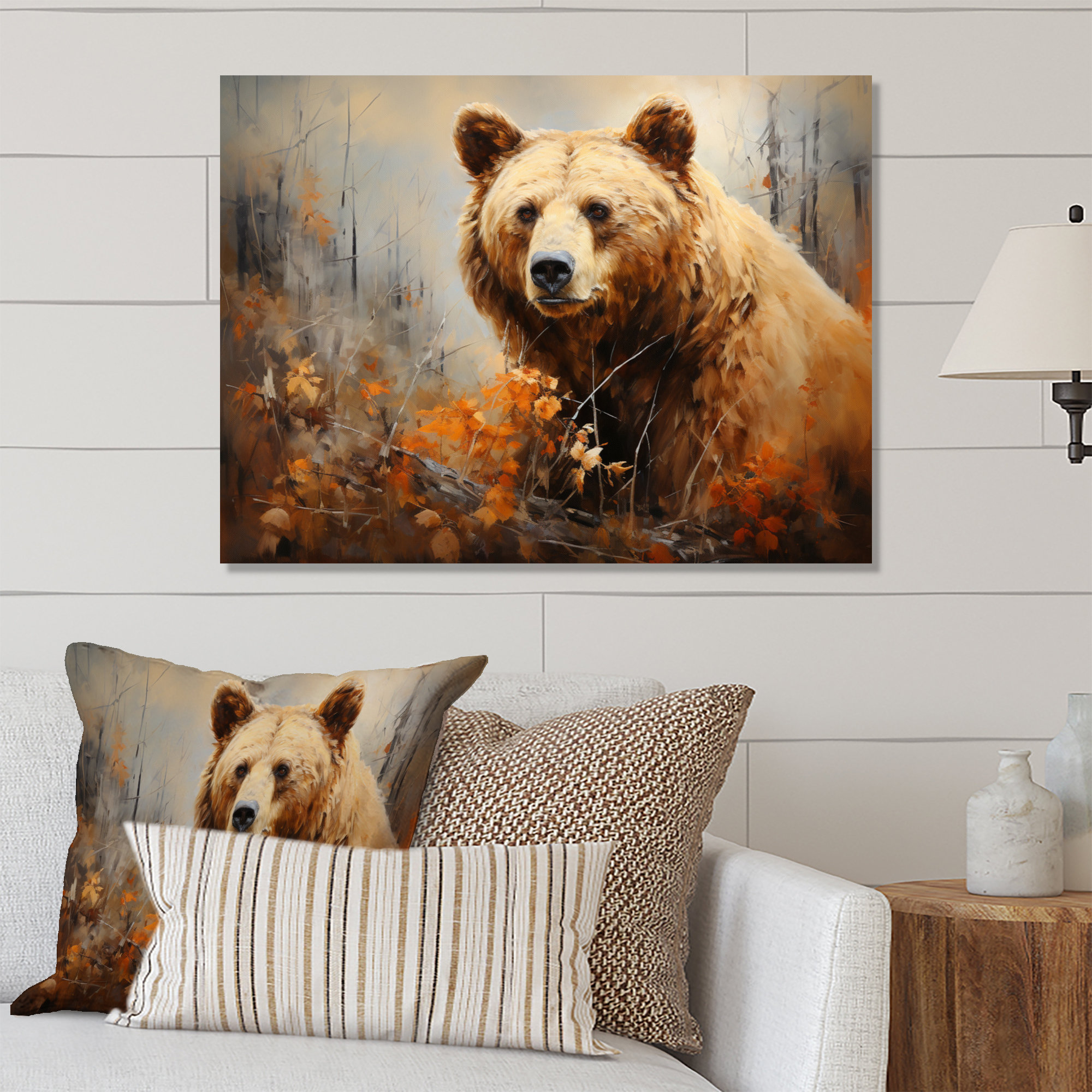 Millwood Pines Bear Bears Boundary I - Animals Metal Wall Art Prints ...