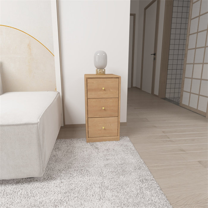 Loon Peak® Ferrina 3 Drawer Storage Drawer | Wayfair