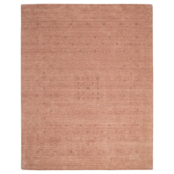 Solo Rugs No Pattern Area Rug in Peach & Reviews | Perigold
