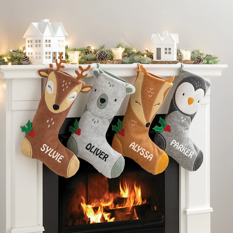 The Holiday Aisle® Fox Stocking | Wayfair