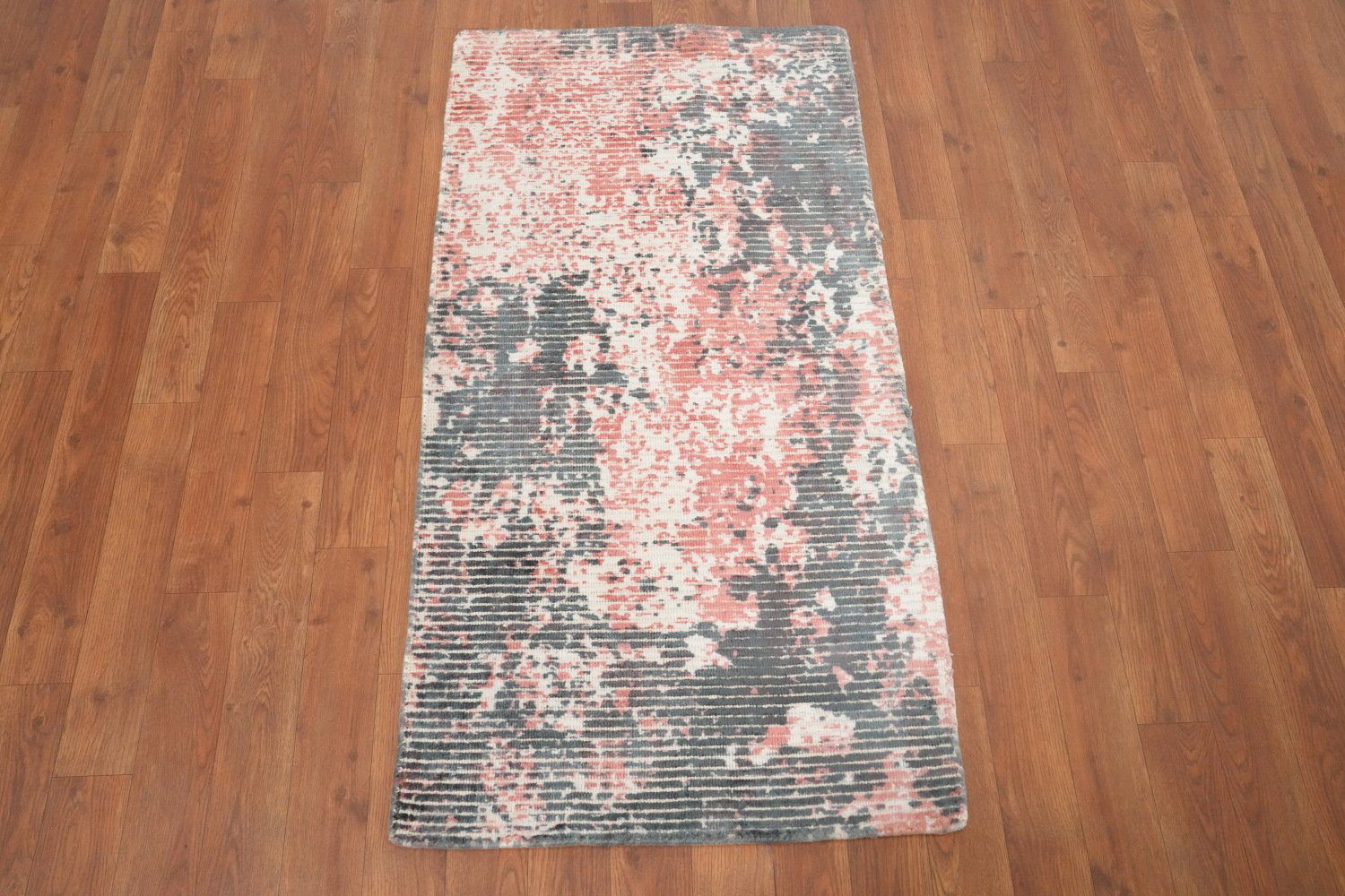 Hokku Designs Modern Abstract Rug 2x4 with Blended Brushstroke Design ...