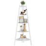 Zipcode Design™ Azariah 5-Tier Iron Corner Shelf, Freestanding Ladder ...