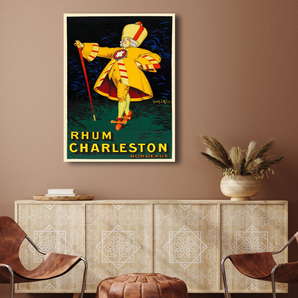 Happy Larry "Vintage Poster: Rhum Charleston" By Jean D'ylen | Wayfair ...