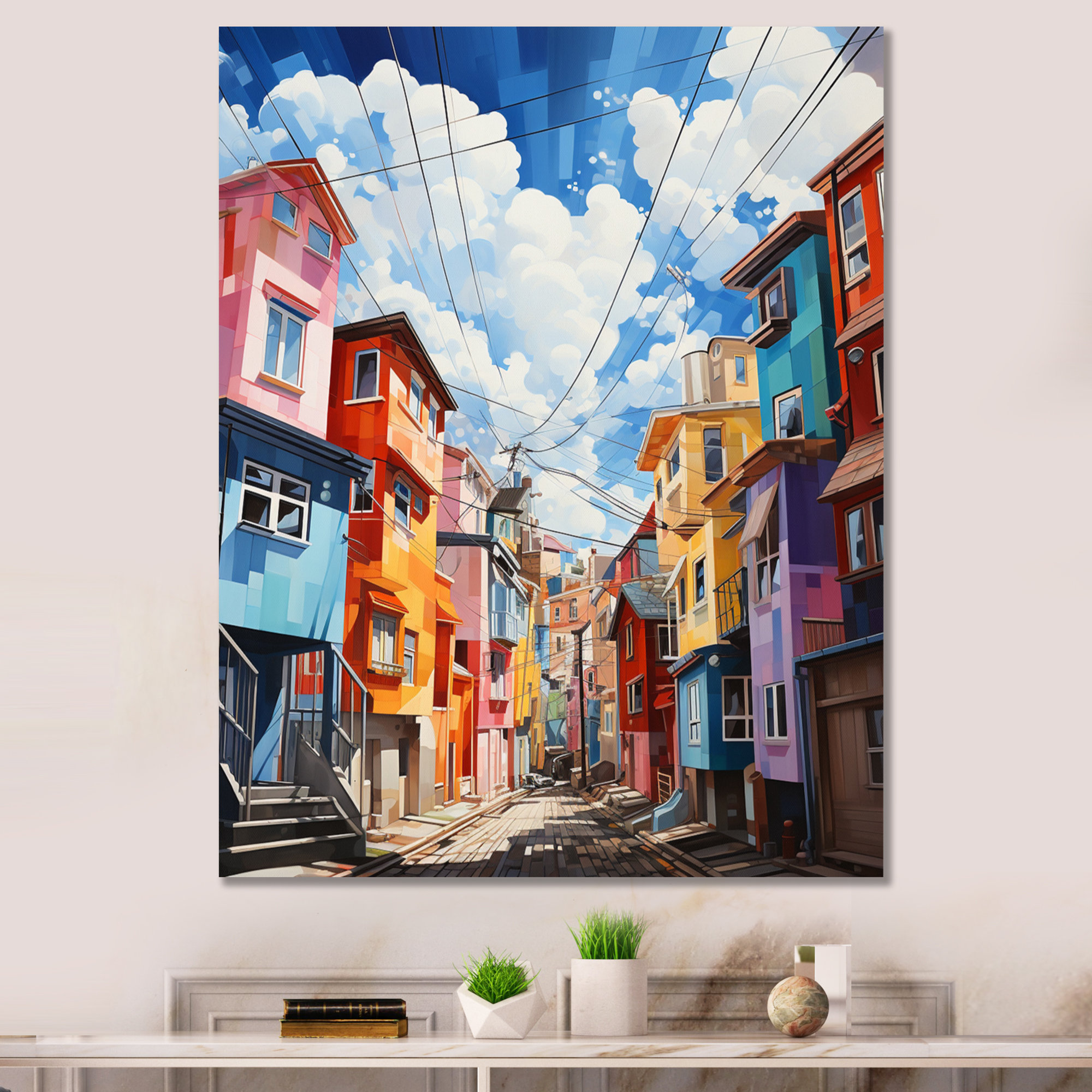 Red Barrel Studio® Surrealism City I - Abstract Realism Canvas Print ...