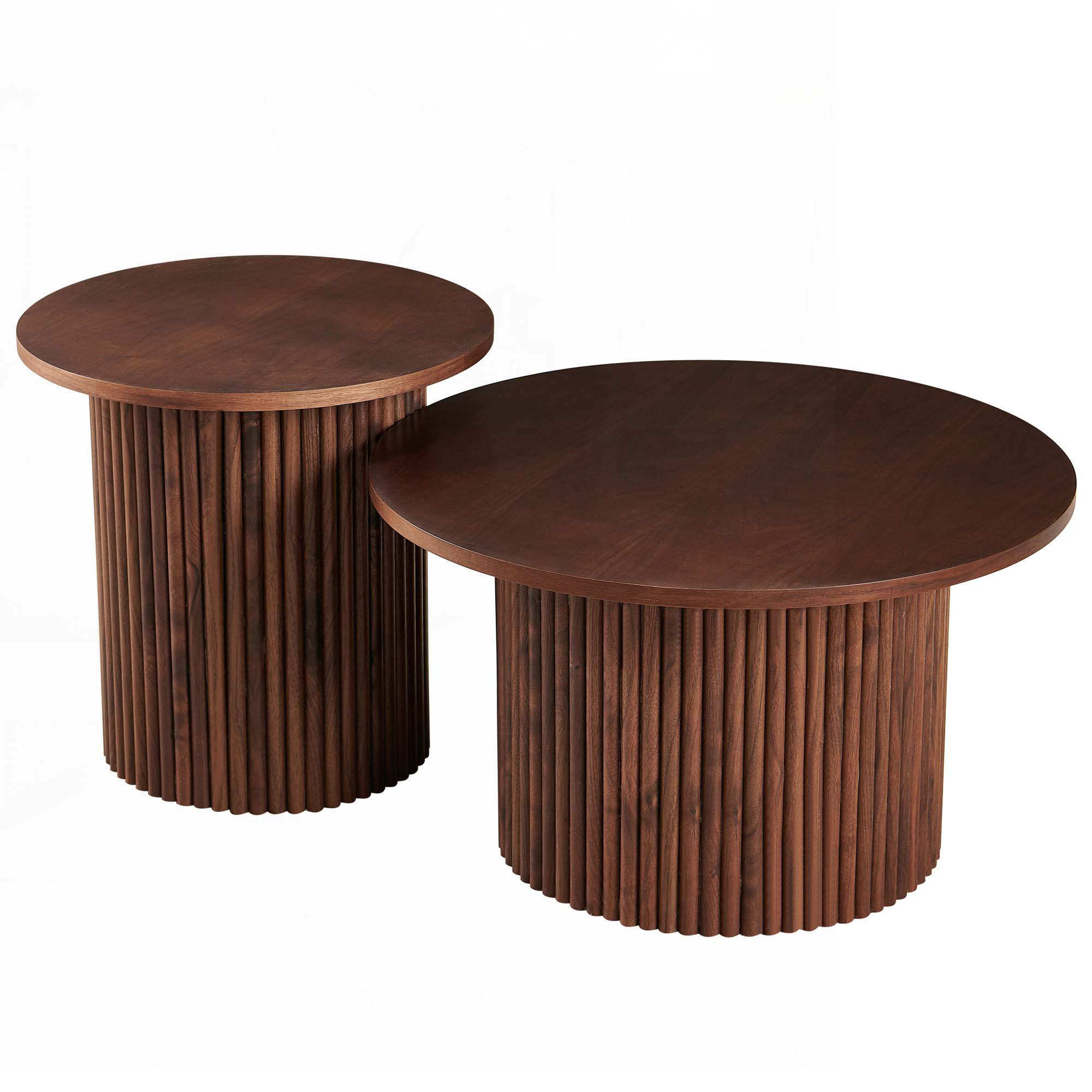 smashgroup Set of 2 Round Coffee Tables | Wayfair
