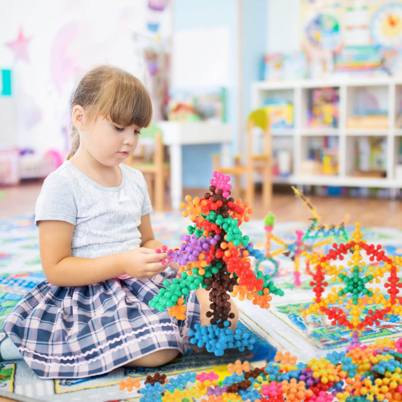 The Holiday Aisle® 400 Pieces Building Blocks Kids STEM Toys ...