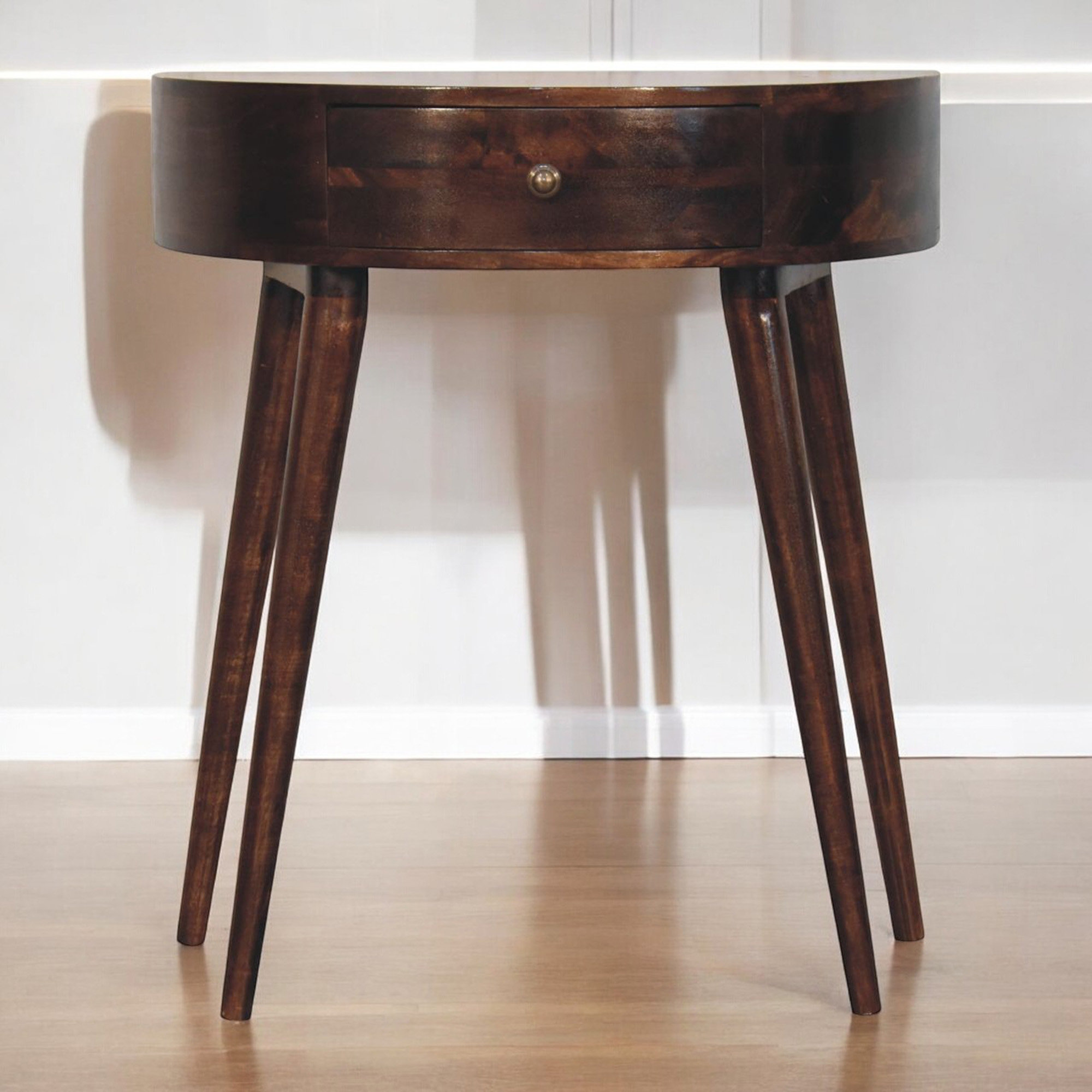 Corrigan Studio® Solid Wood California Walnut Odyssey Console Table ...