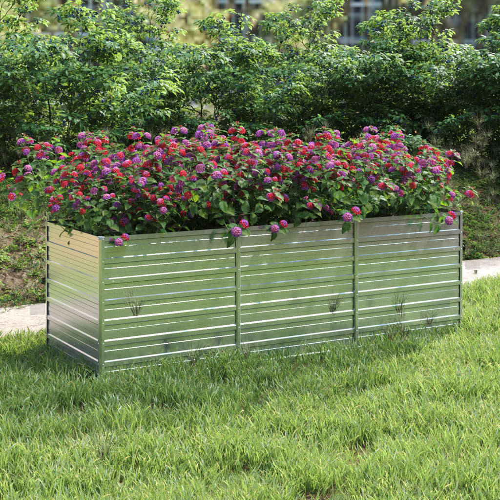 Arlmont & Co. Palmi Metal Outdoor Planter Box - Wayfair Canada