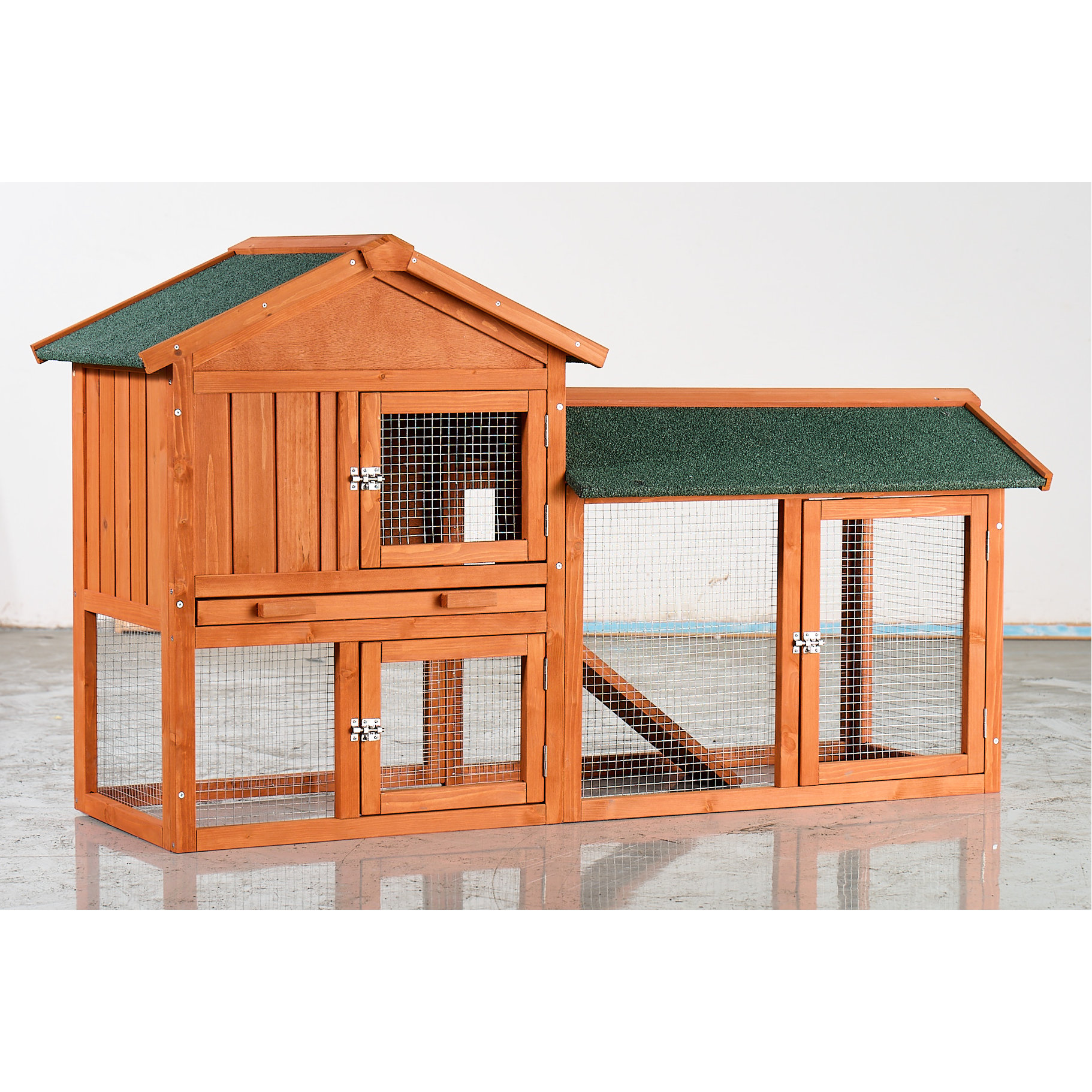Tucker Murphy Pet™ Large Wooden 2 - Story Pet House, Small Pets ...